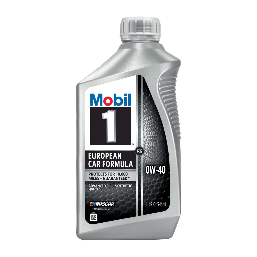 Mobil 1 European Car Formula 0w-40 Full Synthetic Motor Oil , 1-Qt , 6 ...