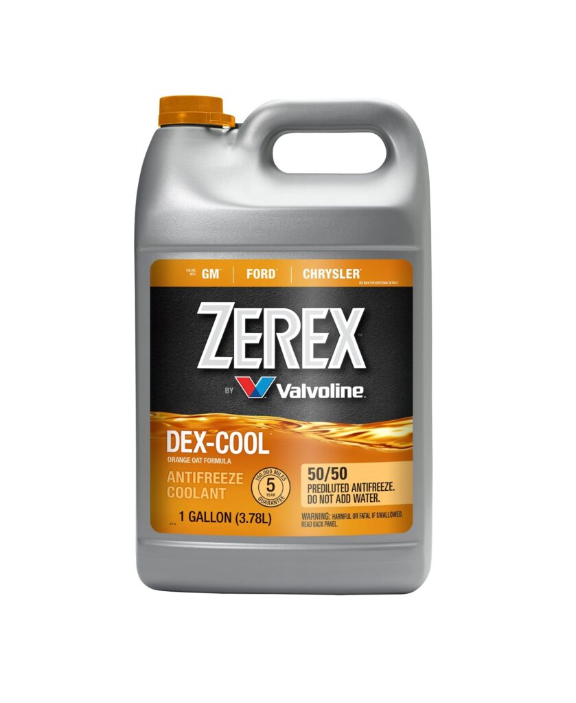 Zerex Dex-Cool 50/50 Antifreeze / Coolant , (GM – Ford – Chrysler) 1 ...