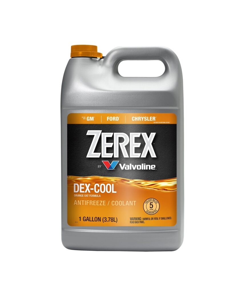 Zerex Dex-Cool Antifreeze / Coolant , (GM – Ford – Chrysler) 1-Gal , 6 ...