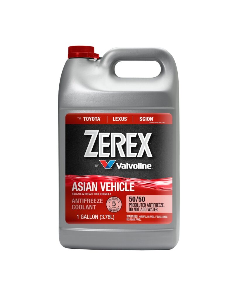 Zerex ASIAN Vehicle Red 50/50 Antifreeze / Coolant , (Toyota – Lexus ...